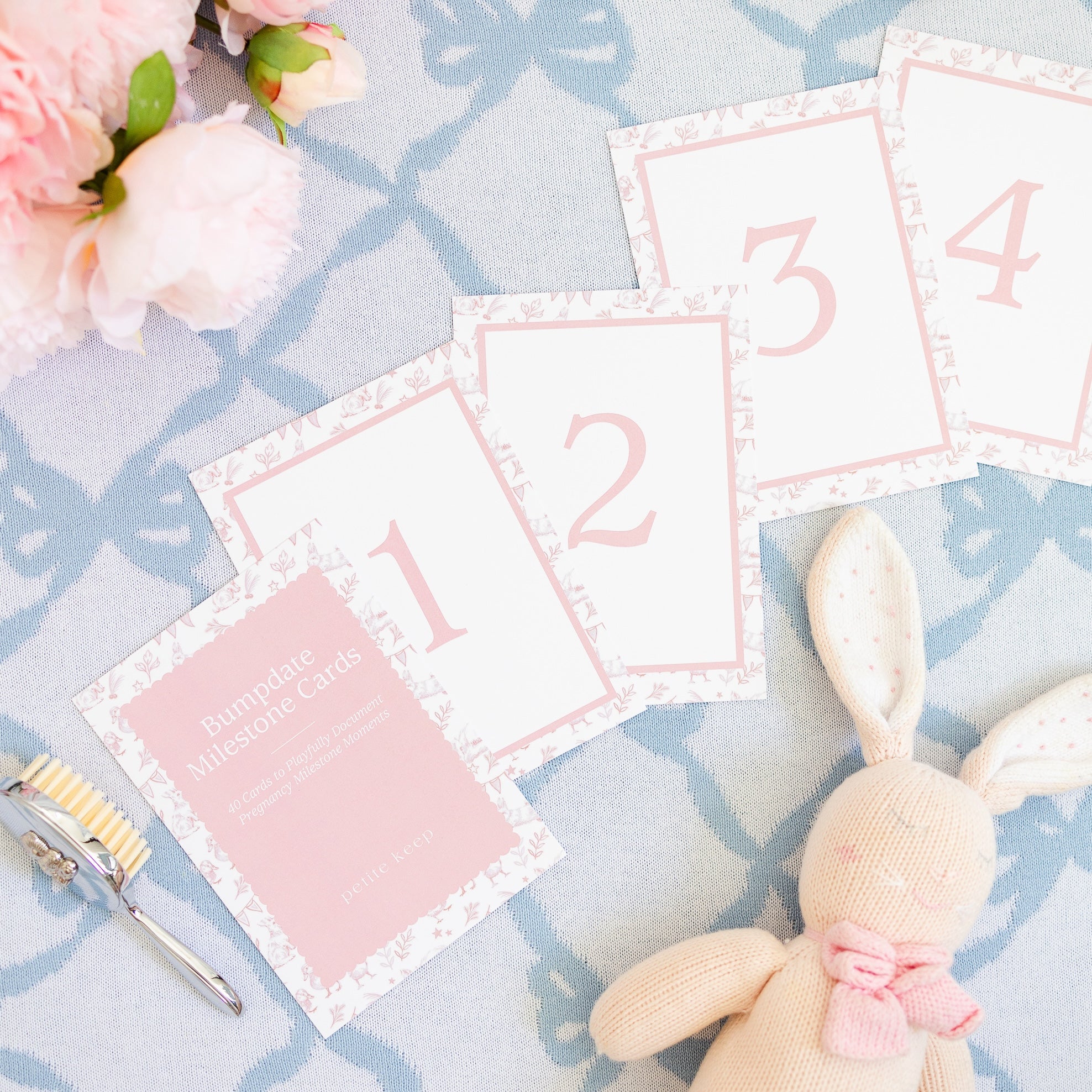 Bumpdate Milestone Cards & Stand | Petite Keep